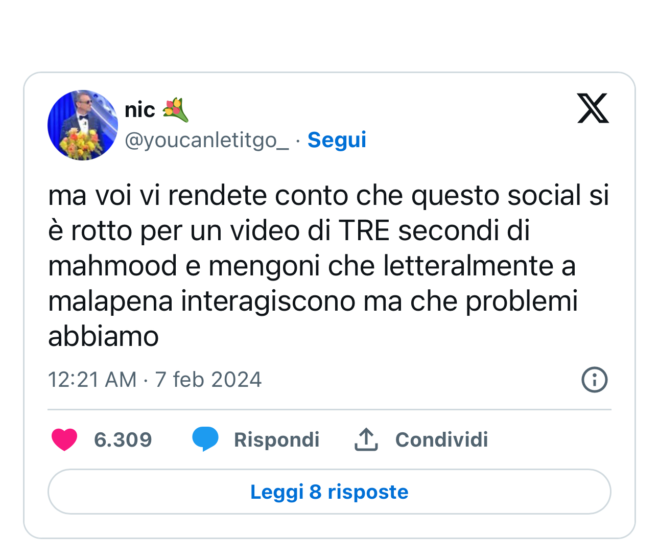 Sanremo, La frase di Mahmood su Marco Mengoni che fa impazzire il web ...