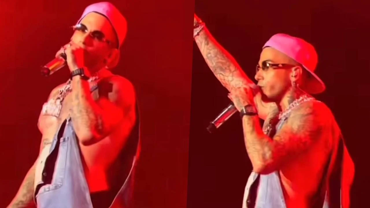 Sfera Ebbasta caccia un giovane fan dal palco - Gossipposo